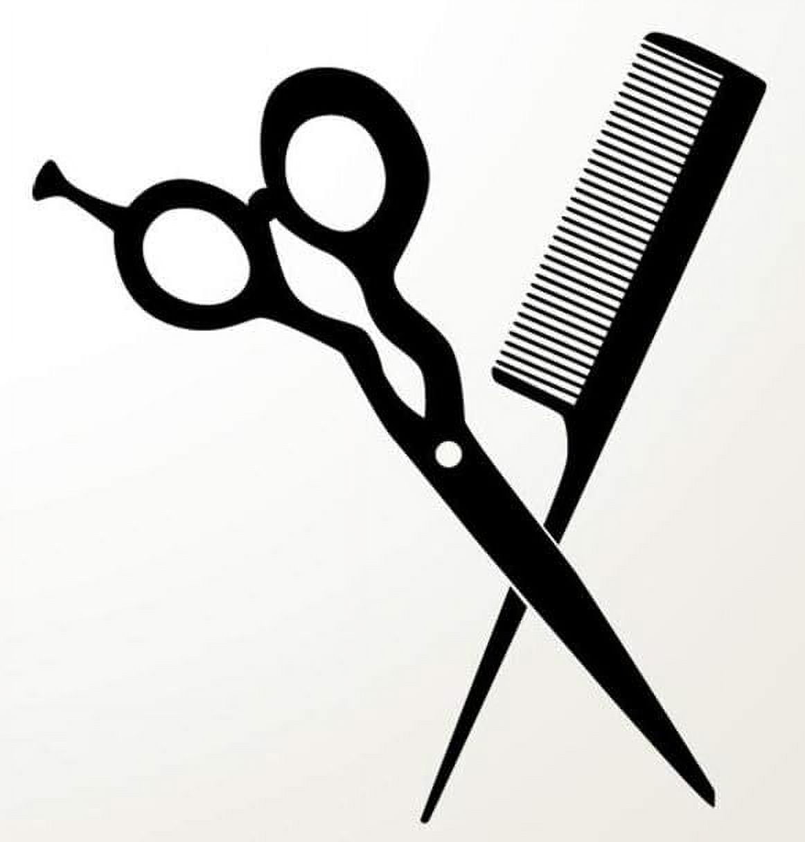 BH-JJSMGS Wall Stickers Murals Barber Shop Name Scissors Hair Salon ...