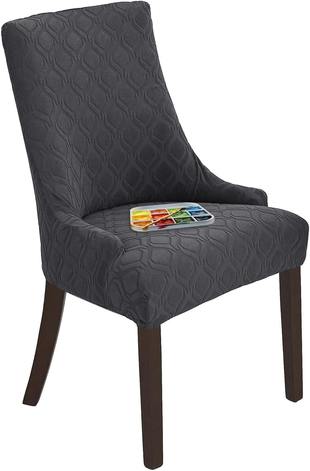 BH-JJSMGS Wingback Side Chair Cover Stretch Dining Accent Chair Covers ...
