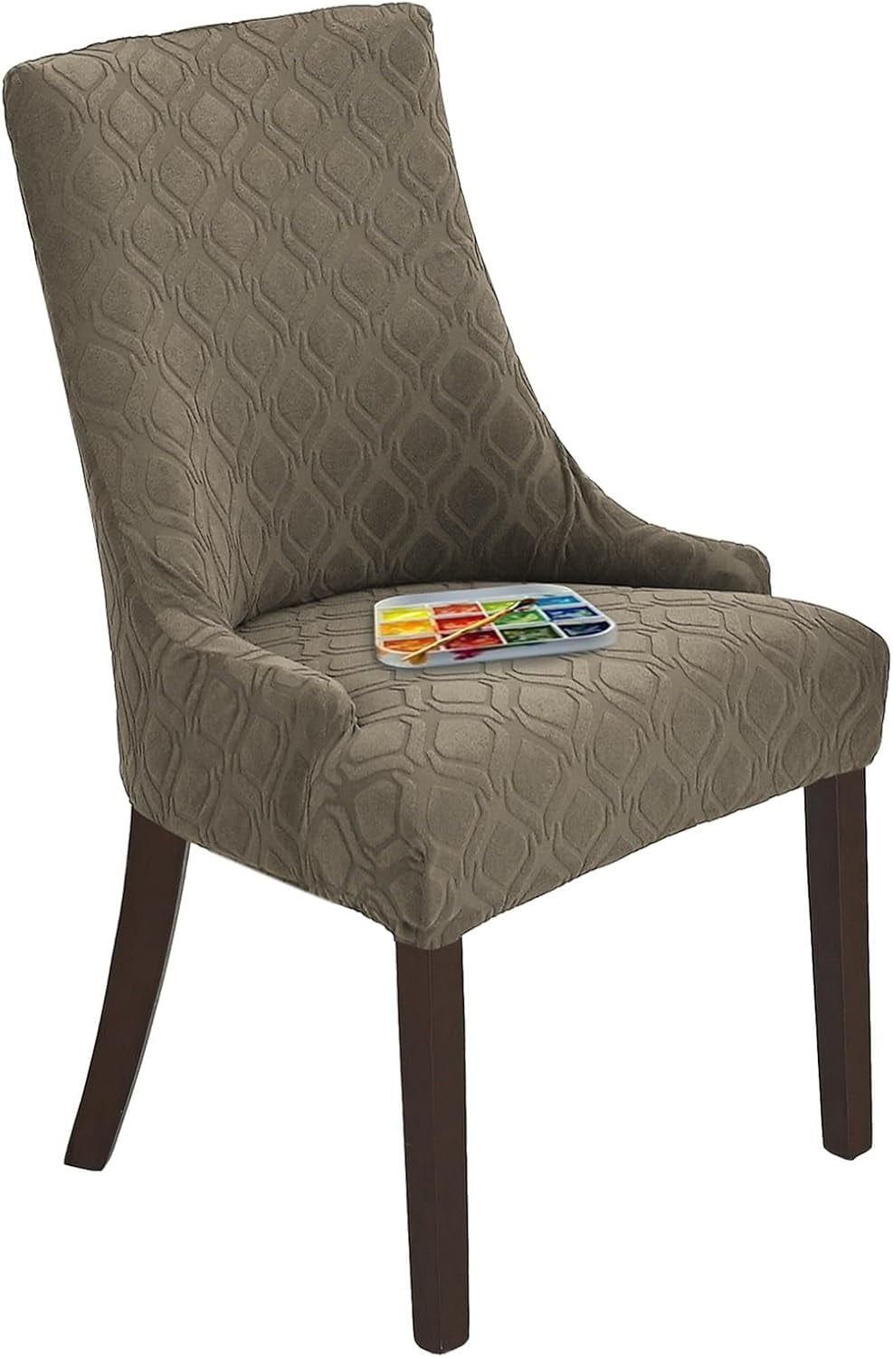 BH-JJSMGS Wingback Side Chair Cover Stretch Dining Accent Chair Covers ...
