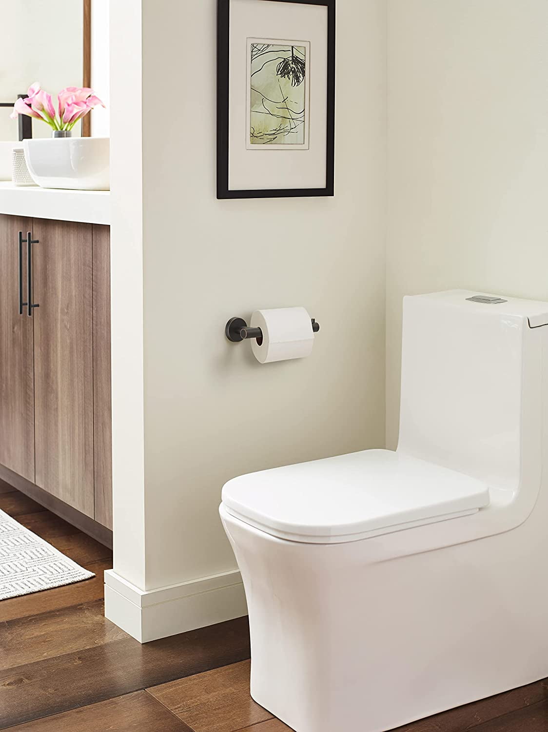 BH26540ORB | Oil Rubbed Bronze Single Post Toilet Paper Holder | 7-1/4 ...