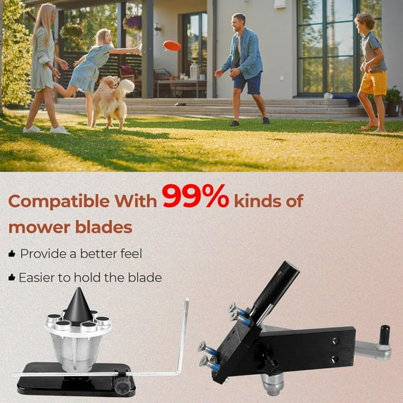 BHB Adjustable 15 ° - 45 ° Lawn Mower Blade Sharpener Replace 5005 Lawn ...