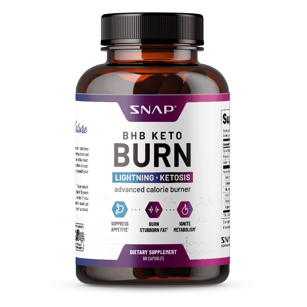 BHB Keto Burn Snap Supplements - Slim Weight Loss, Suppress Appetite ...