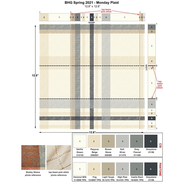 BHG 4PK MON PLD NP - Walmart.com