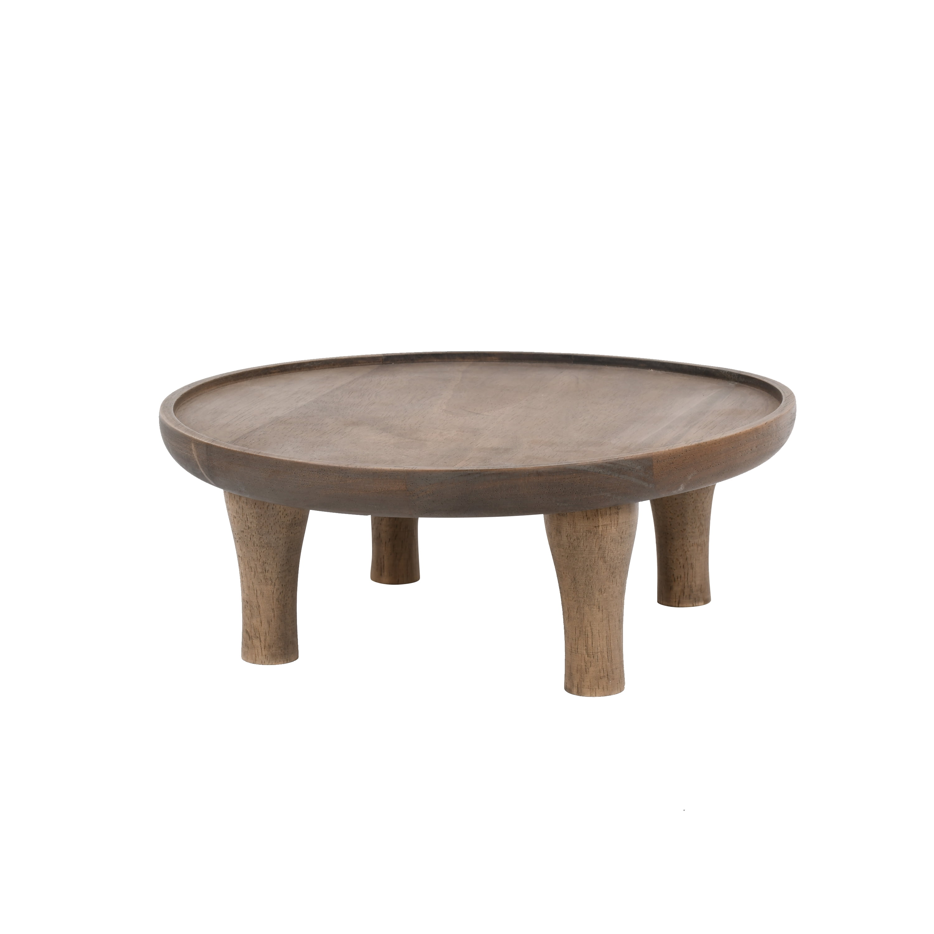 Better Homes & Gardens Archie Brown Wood Round Plant Stand - Walmart.com