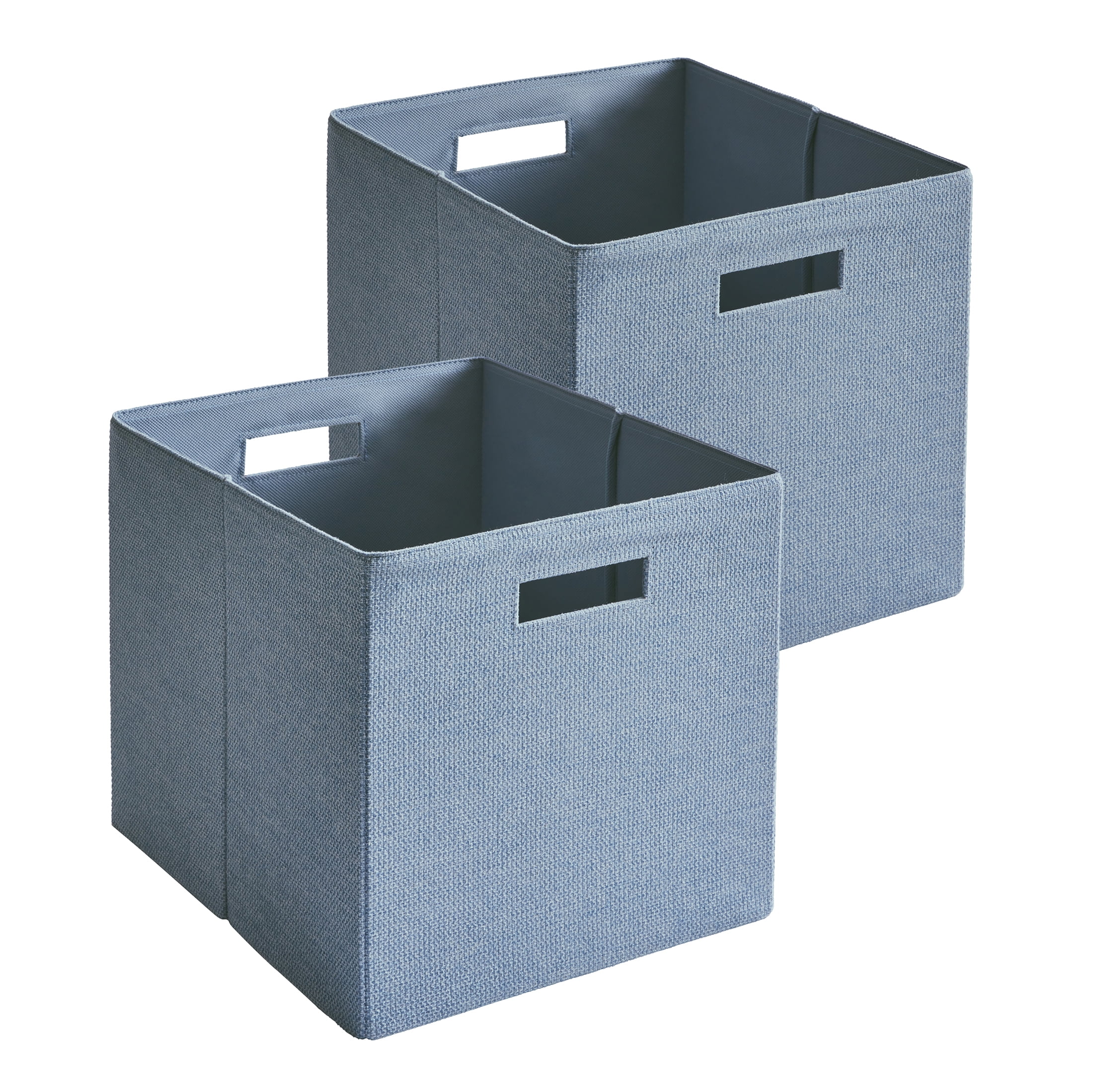 Better Homes & Gardens Fabric Cube Storage Bins (12.75" x 12.75"),Soft ...