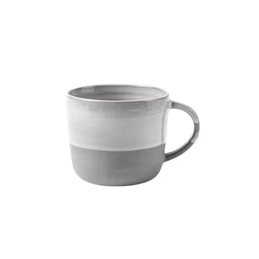 Better Homes & Gardens Ribbed 15 oz Double Wall Glass Mug with Handle ...