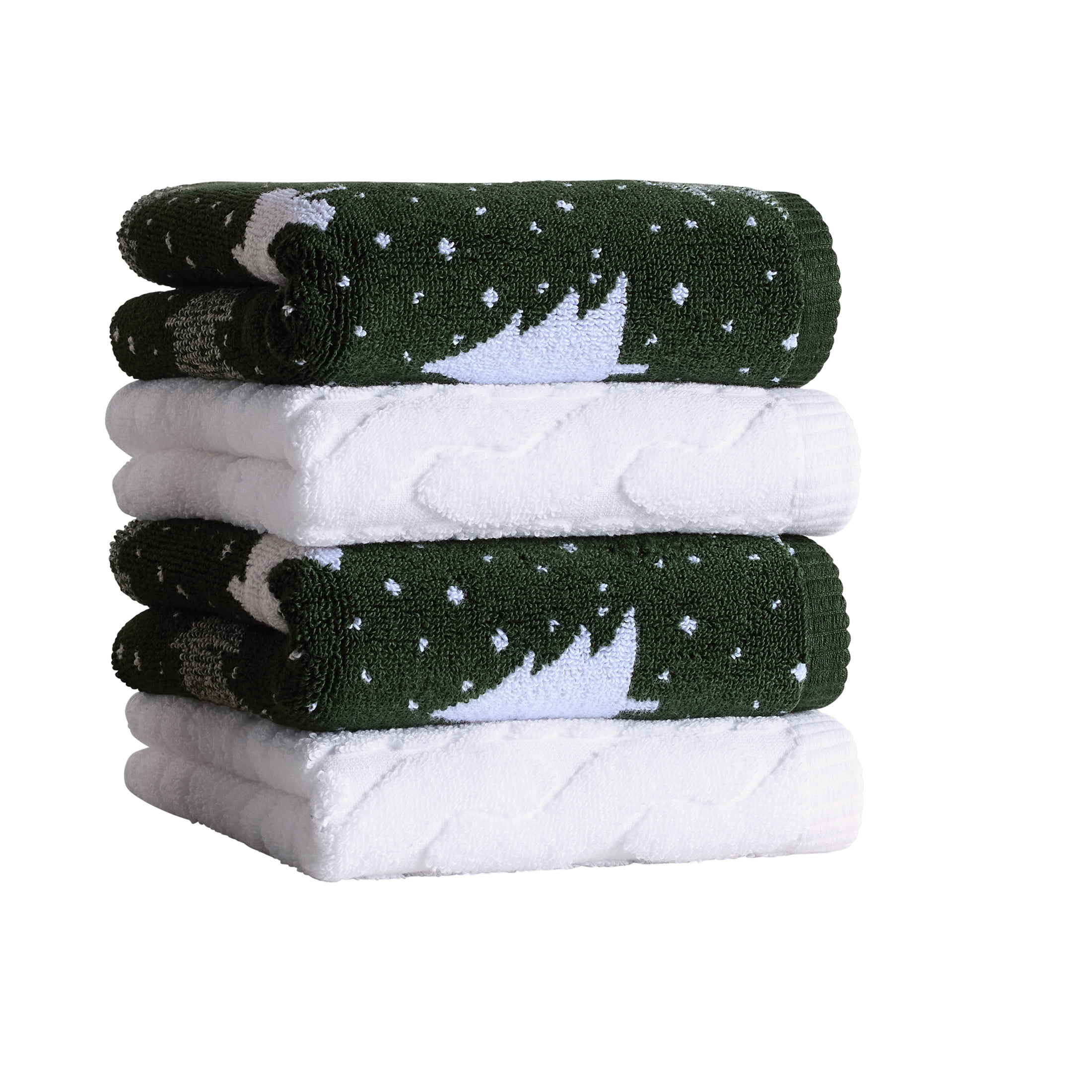 Better Homes & Gardens Signature Soft Holiday Decor 4PK Hand Towel ...