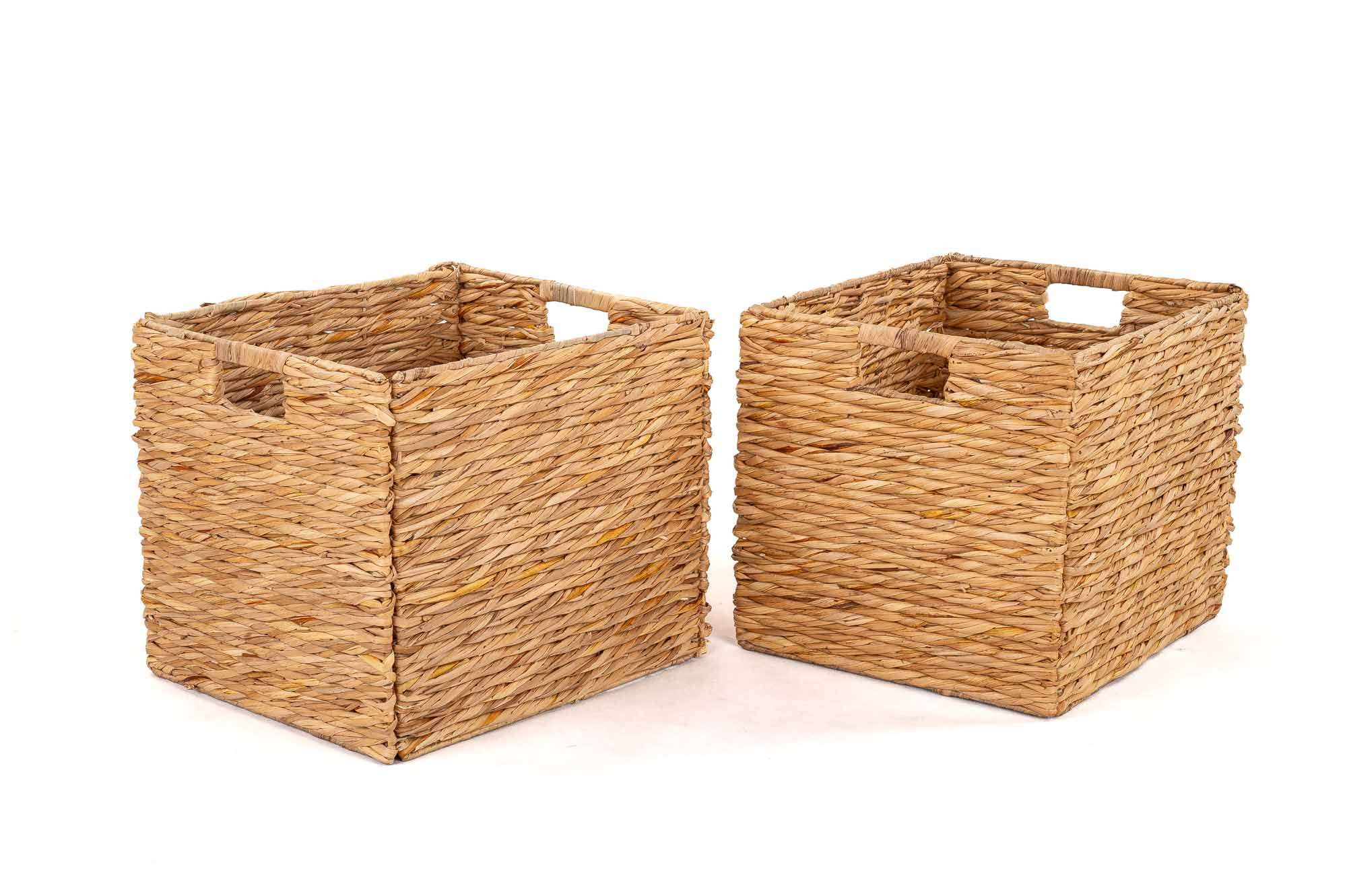 Better Homes & Gardens Collapsible Woven Twisted Bulrush Cube Storage ...