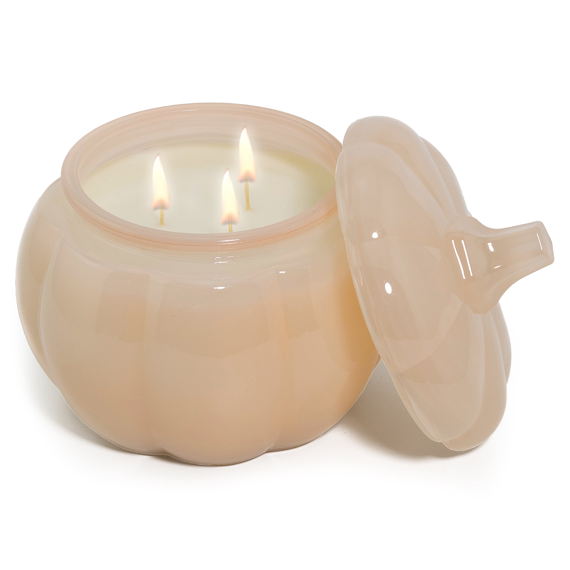 Better Homes and Gardens 3-Wick Pumpkin Jar Candle, Salted Coconut ...