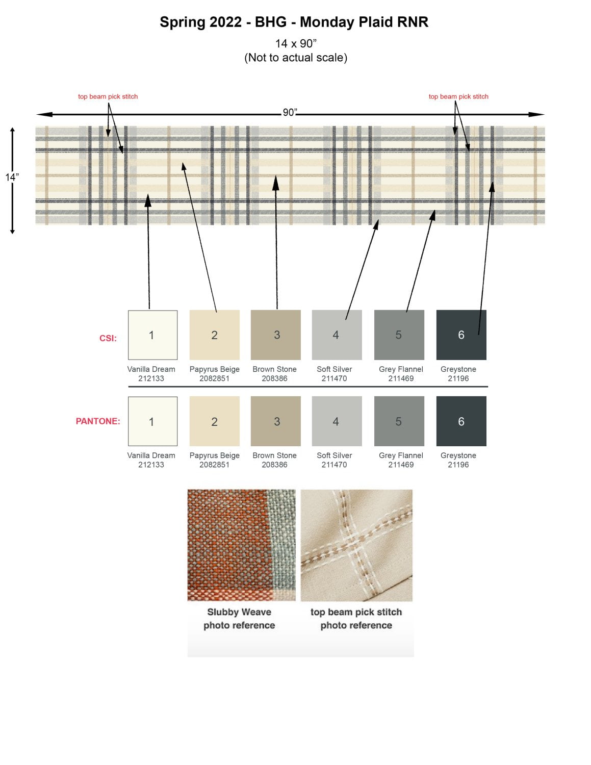 BHG MONDAY PLAID RNR - Walmart.com