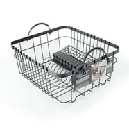 Mainstays Large Wire Dish Rack Black/Chrome - 17.5" x 13.7" x 5.5 ...
