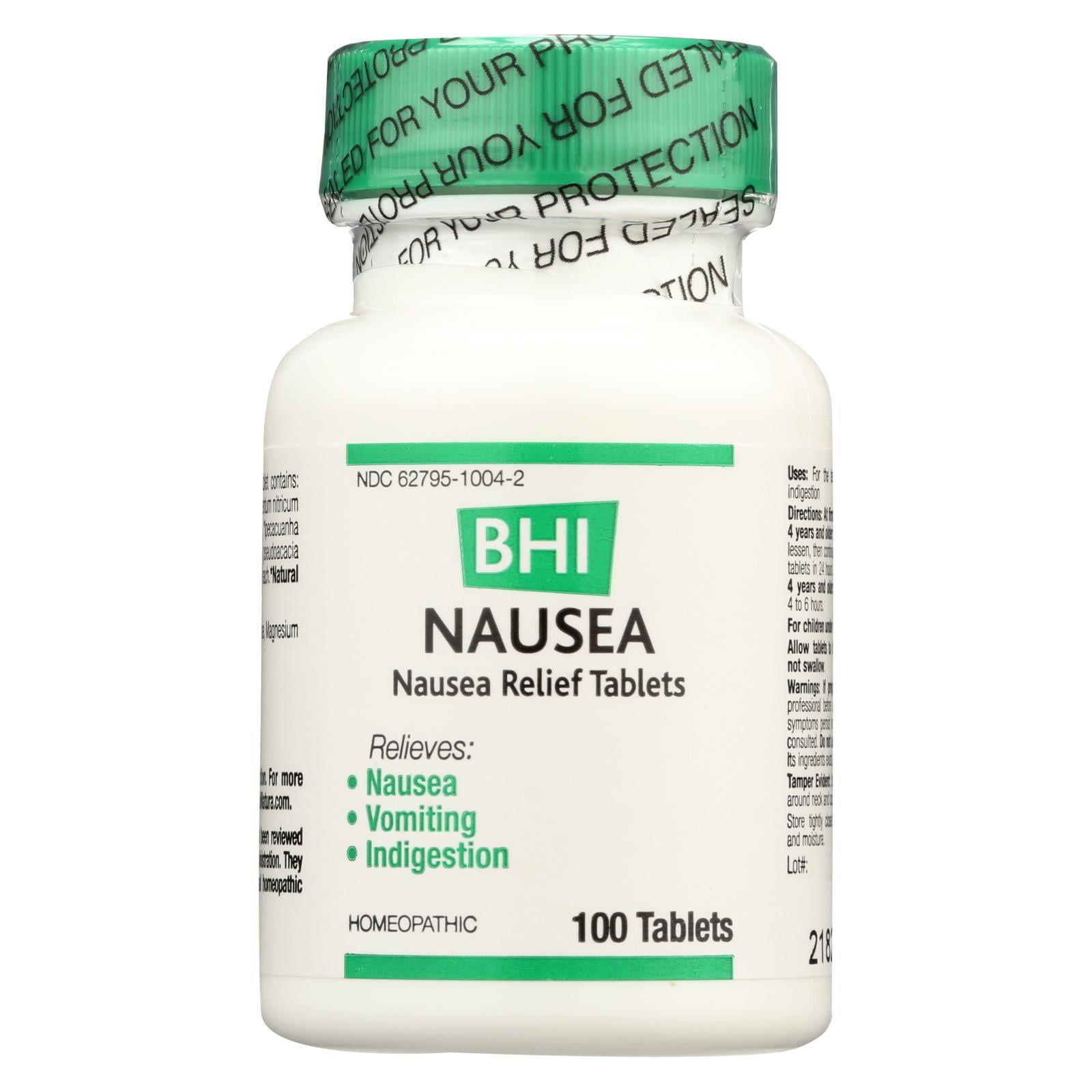 BHI Nausea, Natural Homeopathic Relief for Nausea, Vomiting and ...