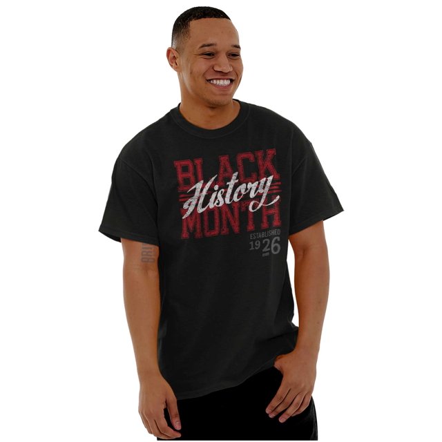 BHM Black Lives History Month Pride Men's Graphic T Shirt Tees Brisco ...