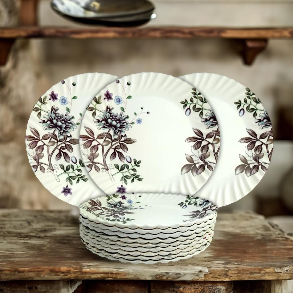 BHOJANWARE Upgrade Your Dining Experience with Our Melamine Round Half ...