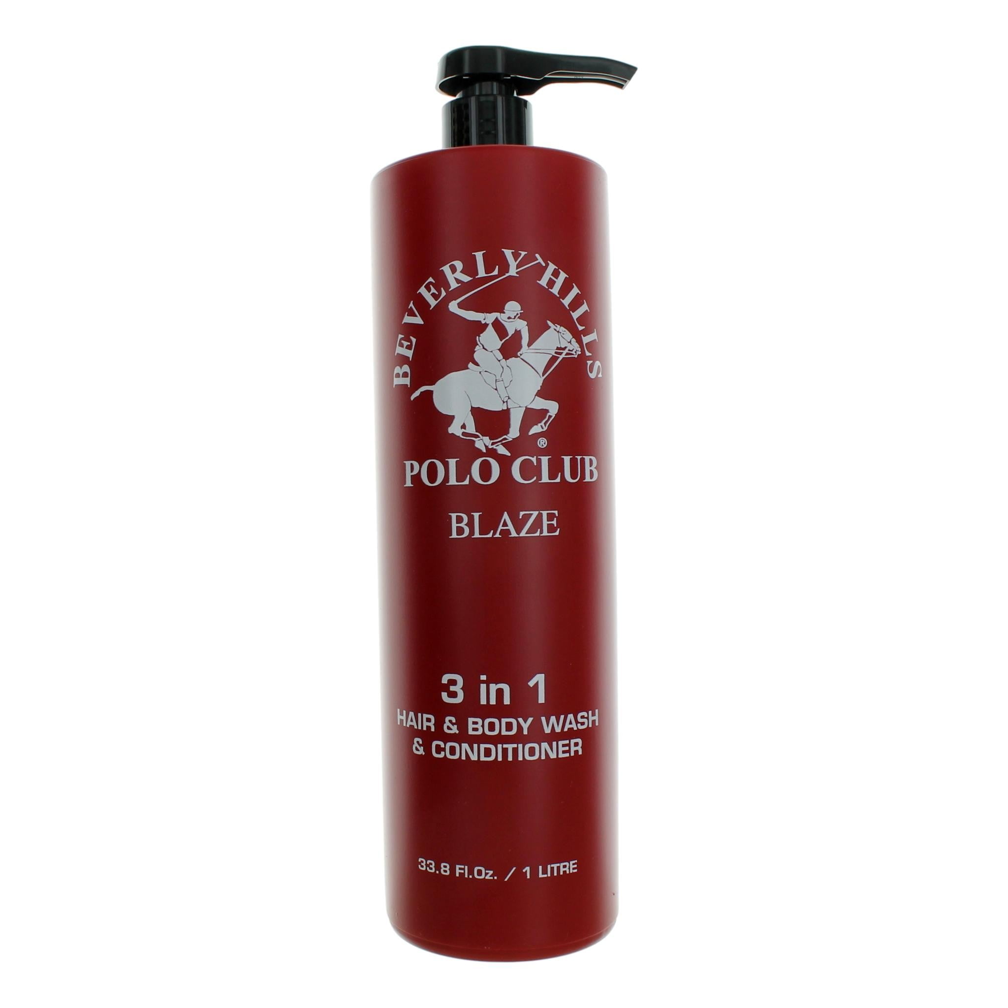 BHPC Blaze by Beverly Hills Polo Club, 33.8 oz 3-in-1 Hair & Body Wash ...