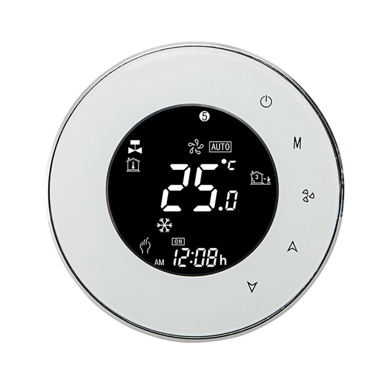 BHT-6000-GBLW LCD Touch Screen Electric Underfloor Heating Thermostat ...