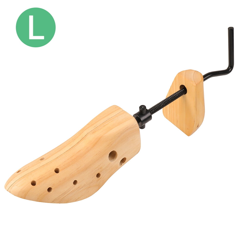 BHUIK 2-Way Wooden Adjustable Shoe Stretcher Expander for Men and Women ...