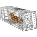 BHUIK Live Animal Cage Trap Steel Cage Catch Release Humane Rodent Cage ...