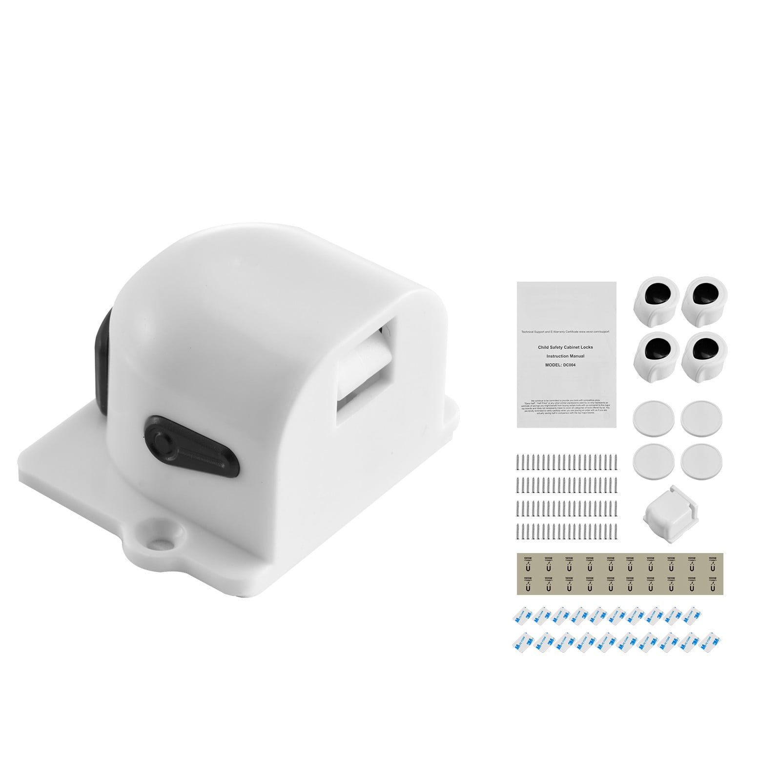 BHUIK Magnetic Cabinet Locks and Drawer Safety Latches, 20 Pcs ...
