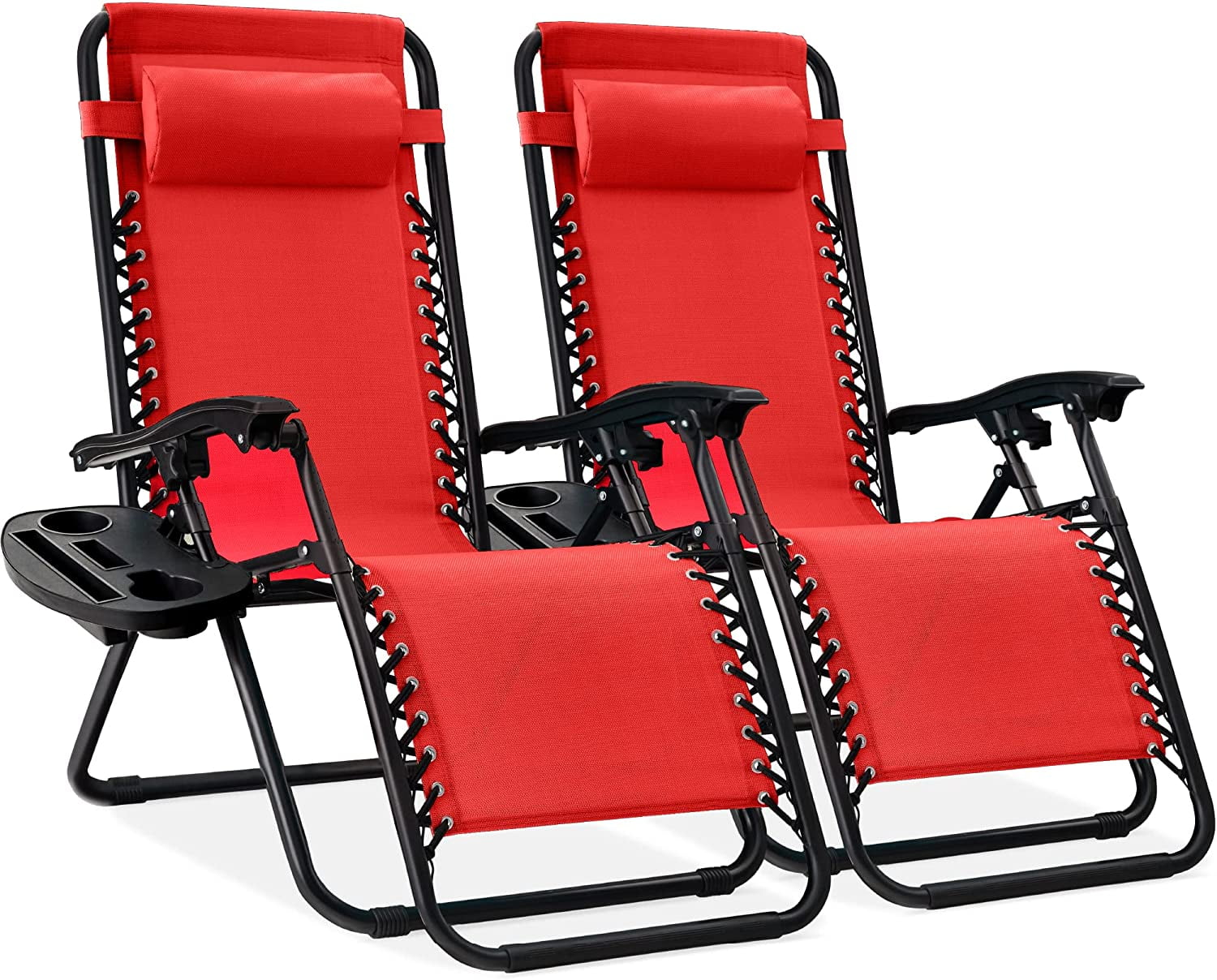BHUIK Set of 2 Zero Gravity Lounge Chairs – Adjustable Reclining ...