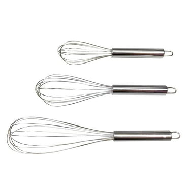 ReaNea Gold Whisk Set of 3 Stainless Steel 8" 10" 12" Beater Wire ...