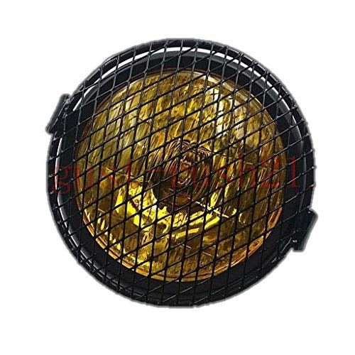 BHYShop Grill Vintage Motorbike Motorcycle Side Mount Headlight Head ...