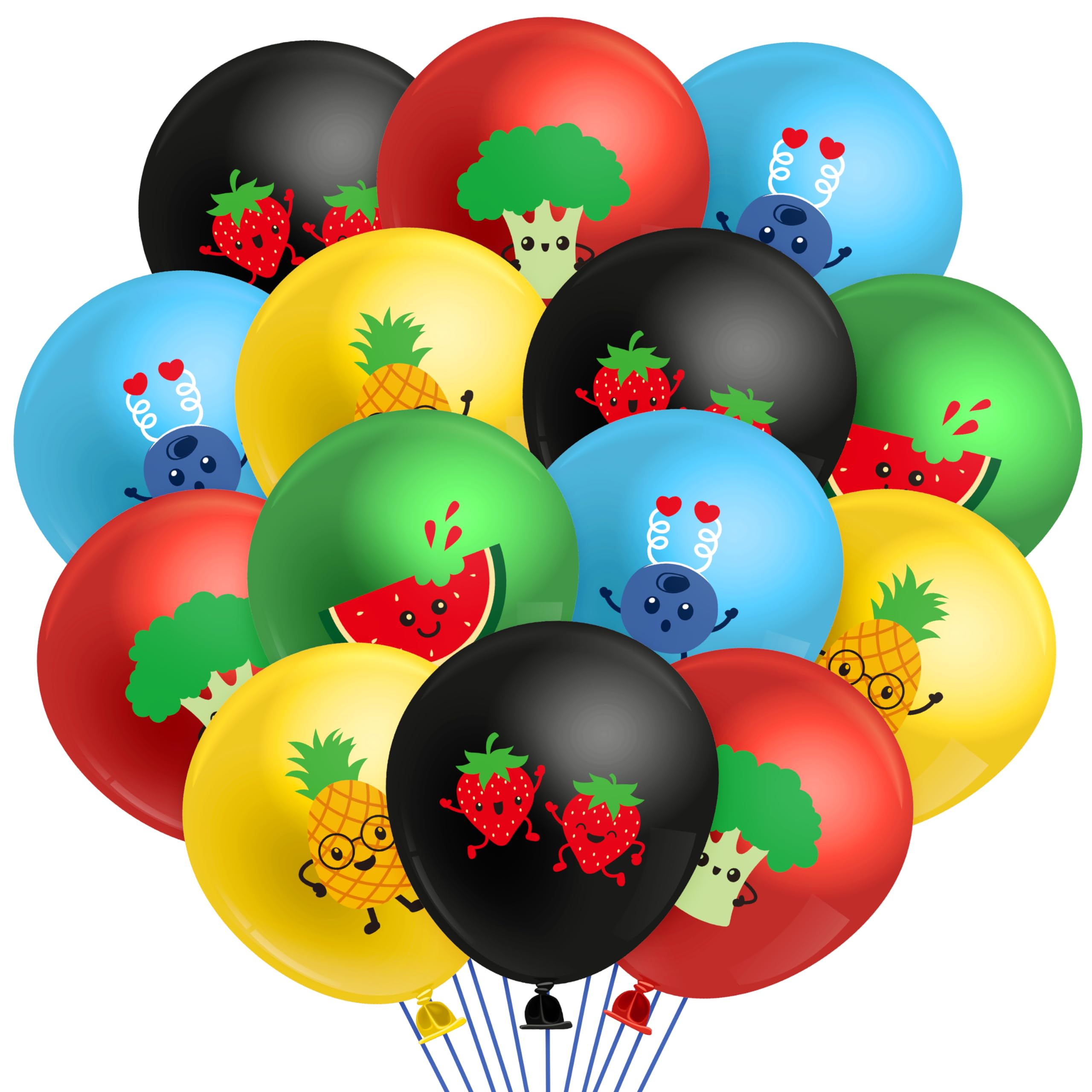 BHronony Fruit Balloons Party Decorations - 50pcs Summer Fruit Latex ...