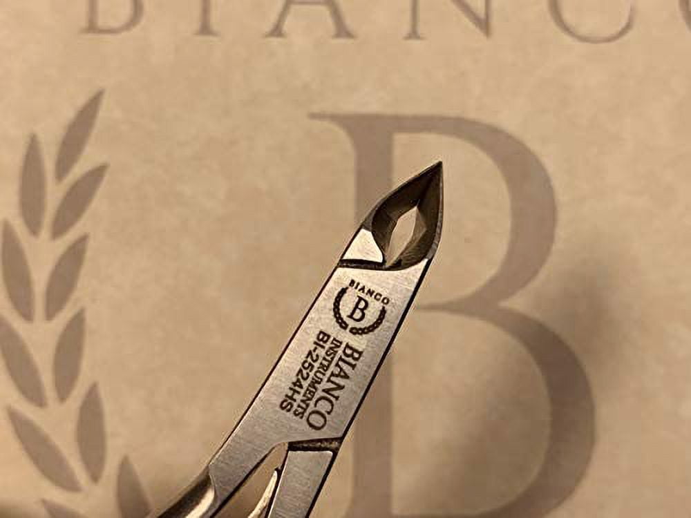 BI-2524HD Bianco Instruments 4" Half-Jaw Cuticle Nipper with Double ...
