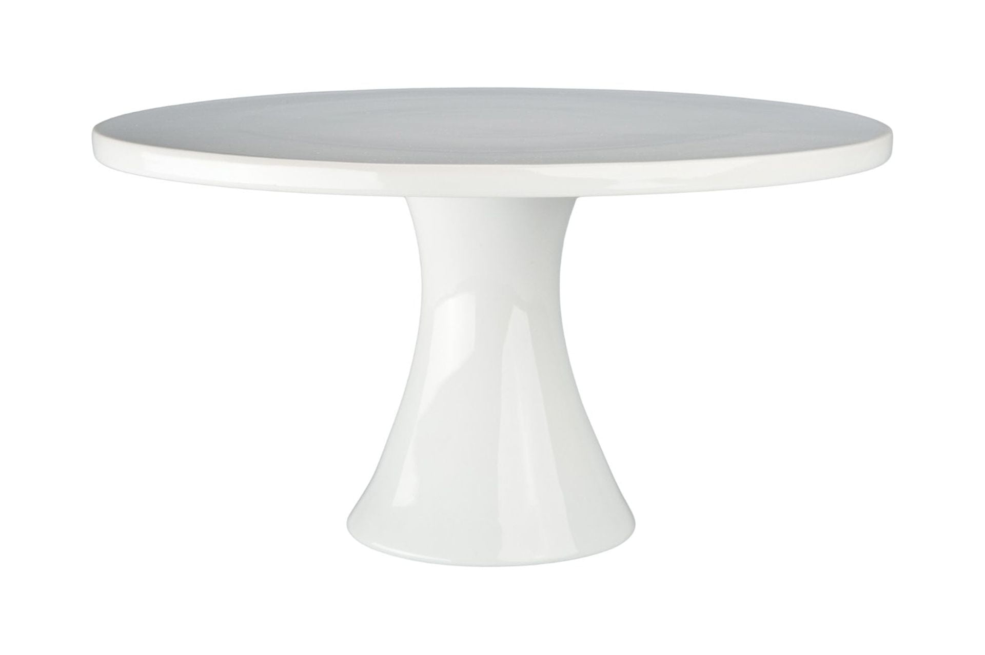 BIA Cordon Bleu 12" White Ceramic Dessert Stand Pedestal, Flat Rim for ...