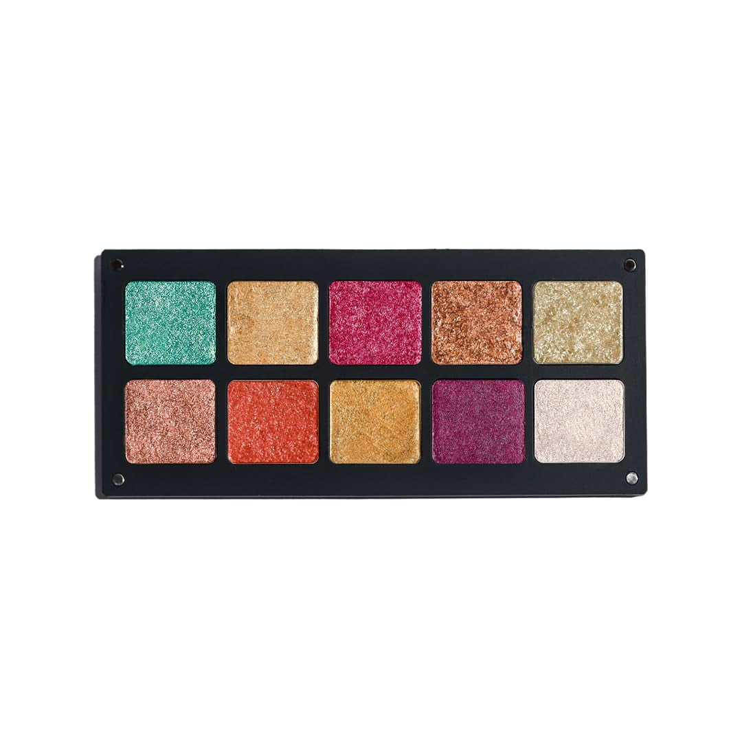 BIANCA MAKEUP Chromatic Eyeshadow Palette | 10 Vibrant Shades for ...