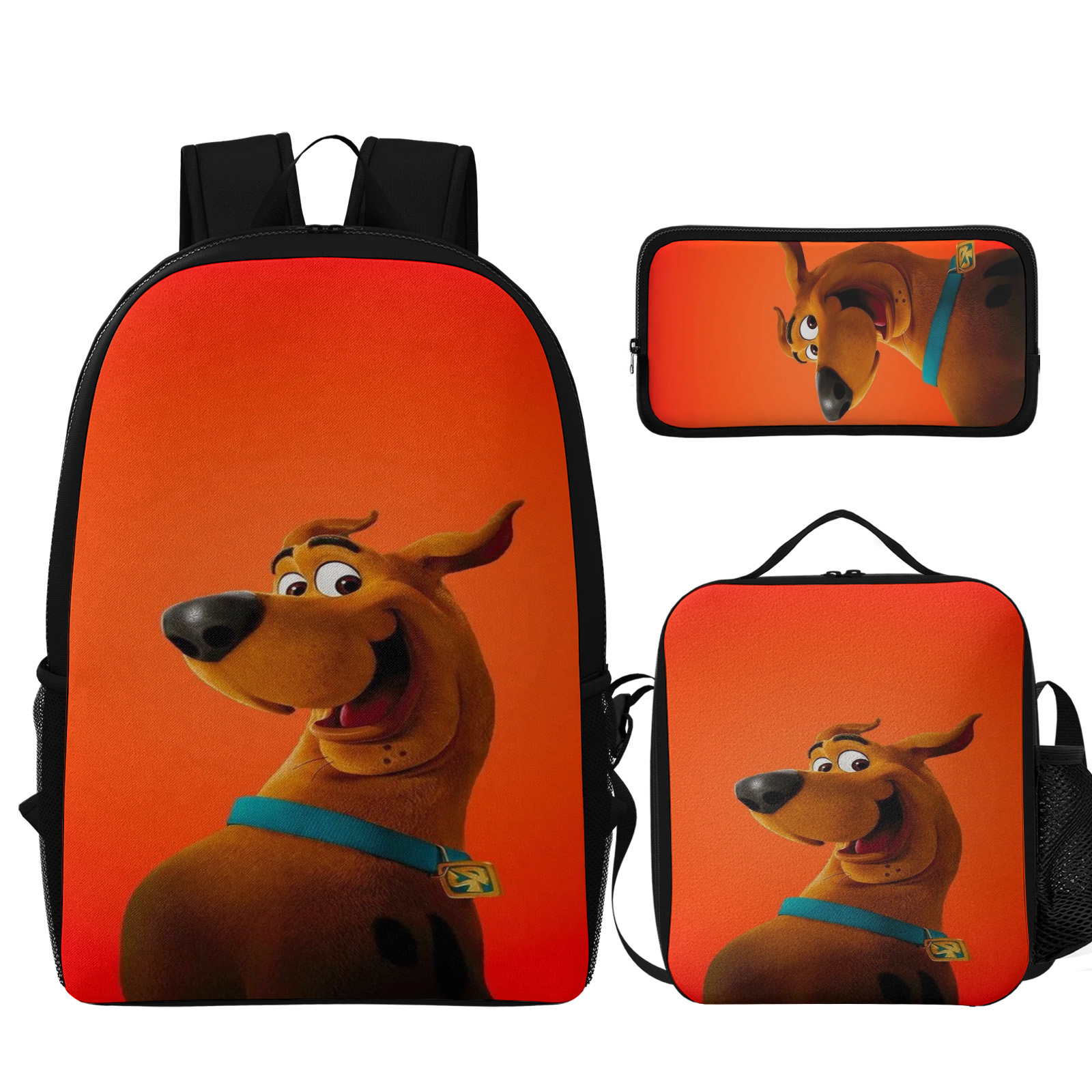 BIANONGPENGKS Scooby Doo Trendy Popular Cartoon 3D Print 3pcs/Set Bags ...