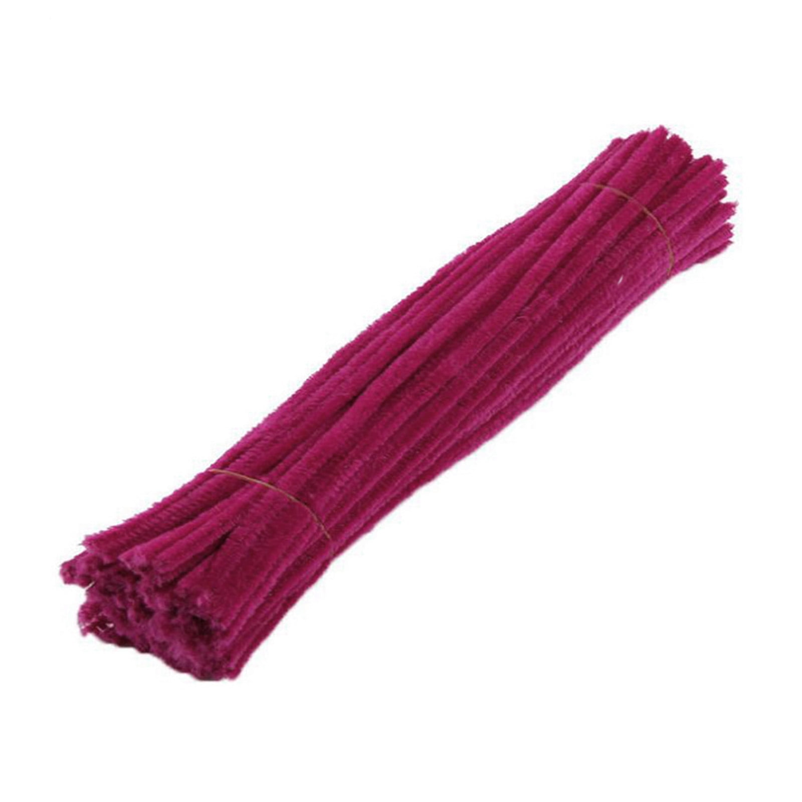 BIBABLYKE 100 Pcs Pipe Cleaners Craft Wiggle Finger Training Adhesive ...