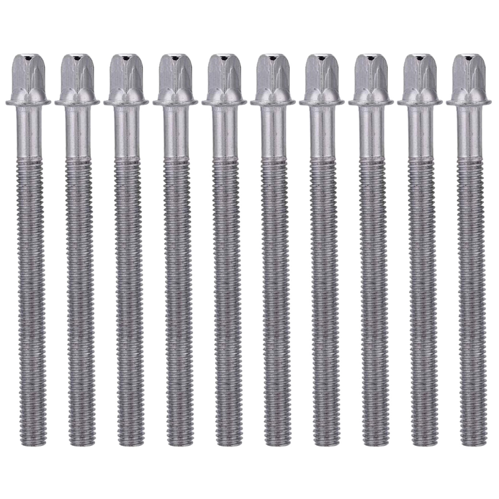 BIBABLYKE 10Pcs Drum Blot Tension Rods Screws Long Metal Drum Tight ...