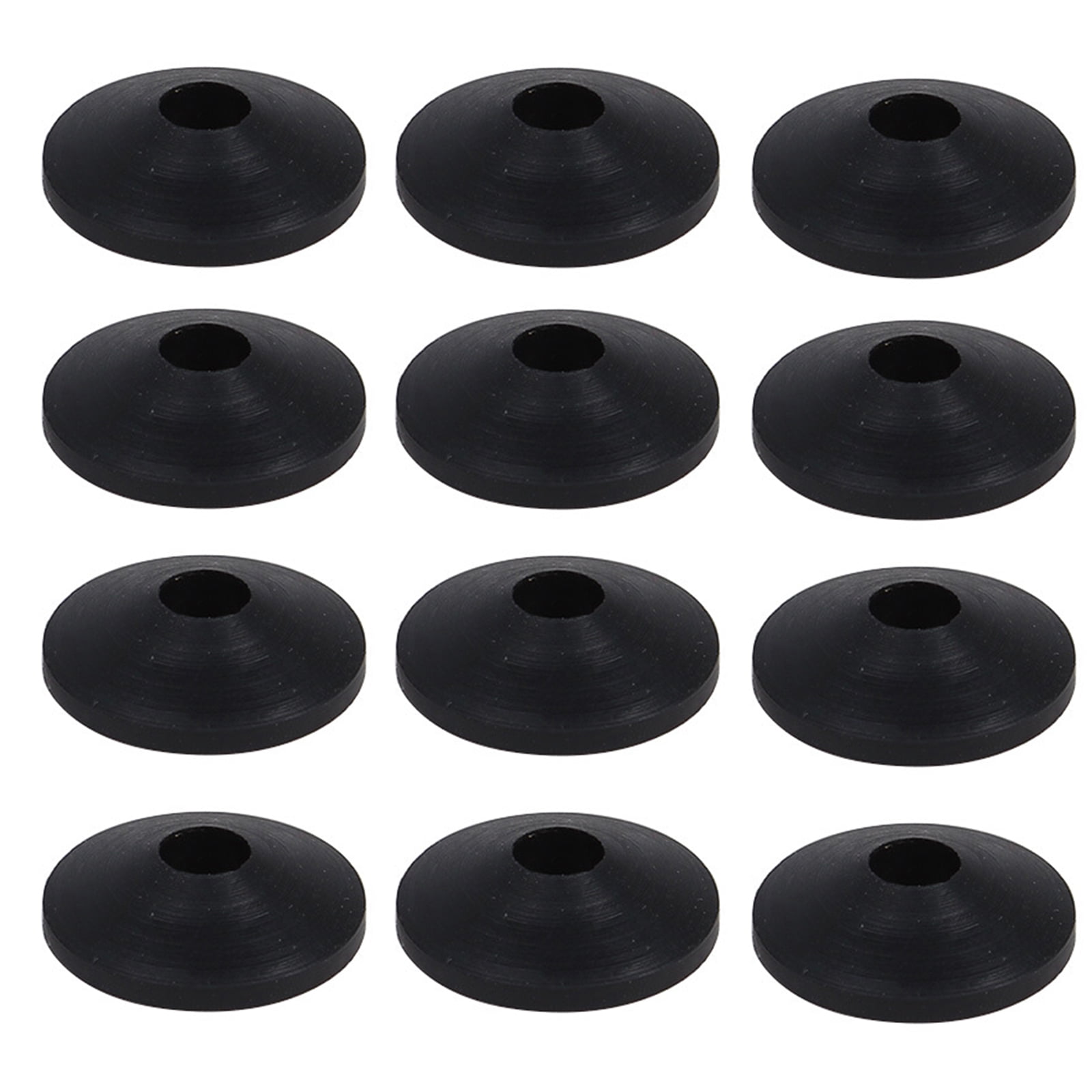 BIBABLYKE 12Pcs Conical Toilet Bolt Rubber Washer Beveled Gasket ...