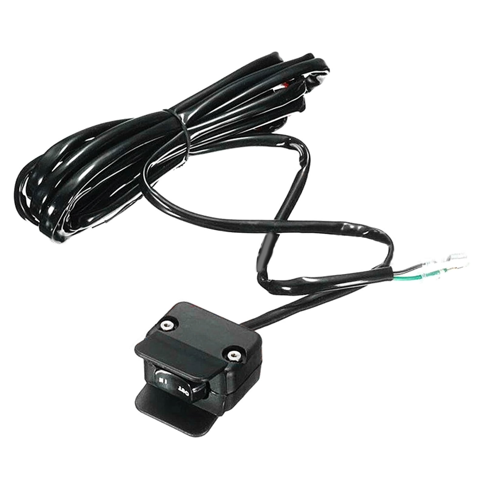 BIBABLYKE 12V ATV Winch Thumb Handlebar Control Line Kit Replacement ...