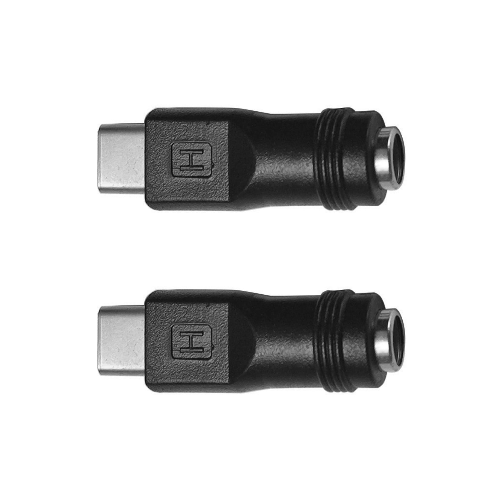 BIBABLYKE 2/1Pack Type C Power Adapter Type C Male To DC5.5x2.1mm ...