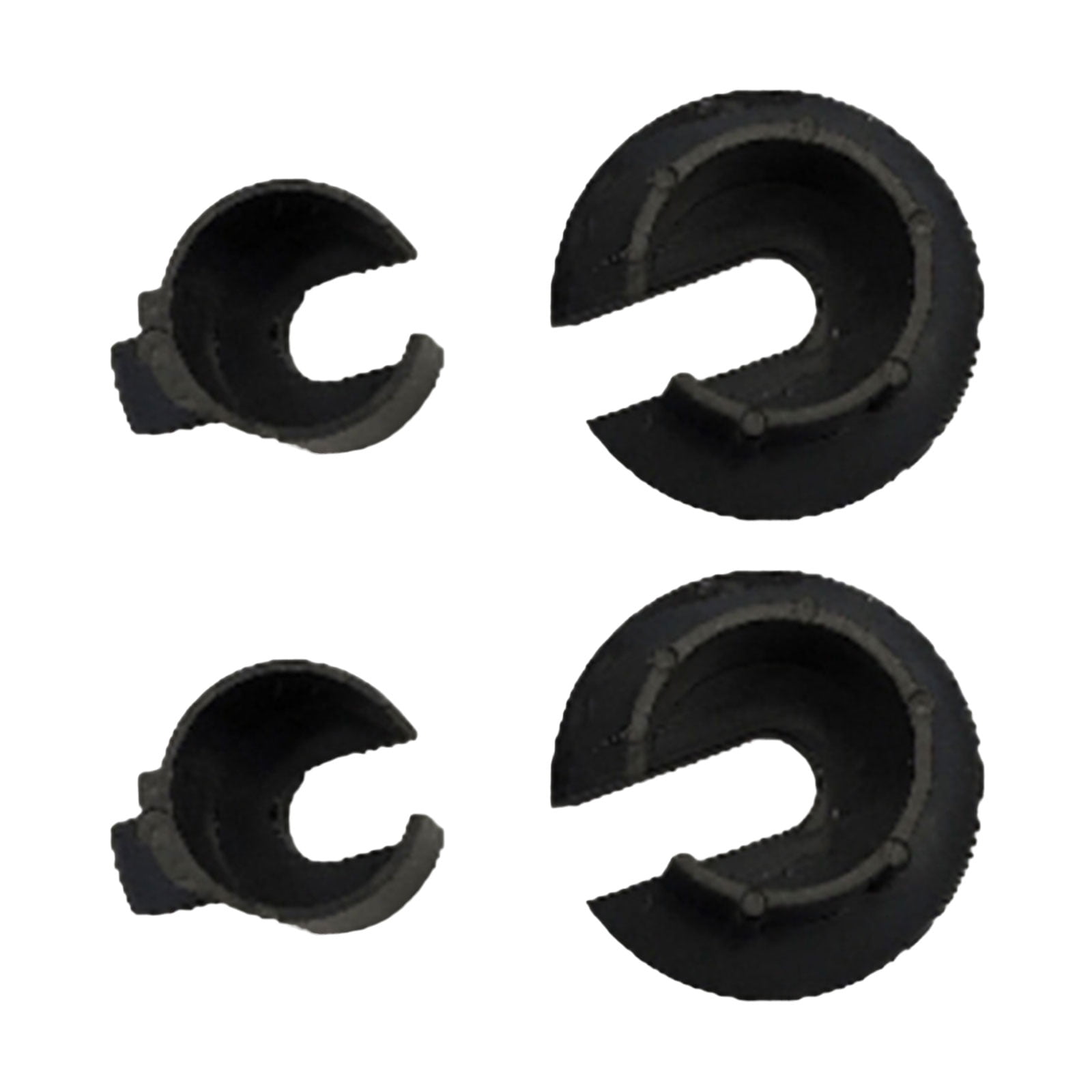 BIBABLYKE 2/4pcs Plastic Desk Grommets Cable Hole Cover Table Wire ...