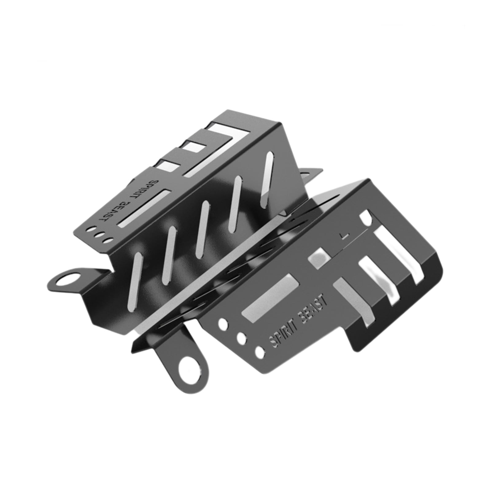 BIBABLYKE 2pc Motorcycle Front Shock Shield Aluminum Front Fork ...