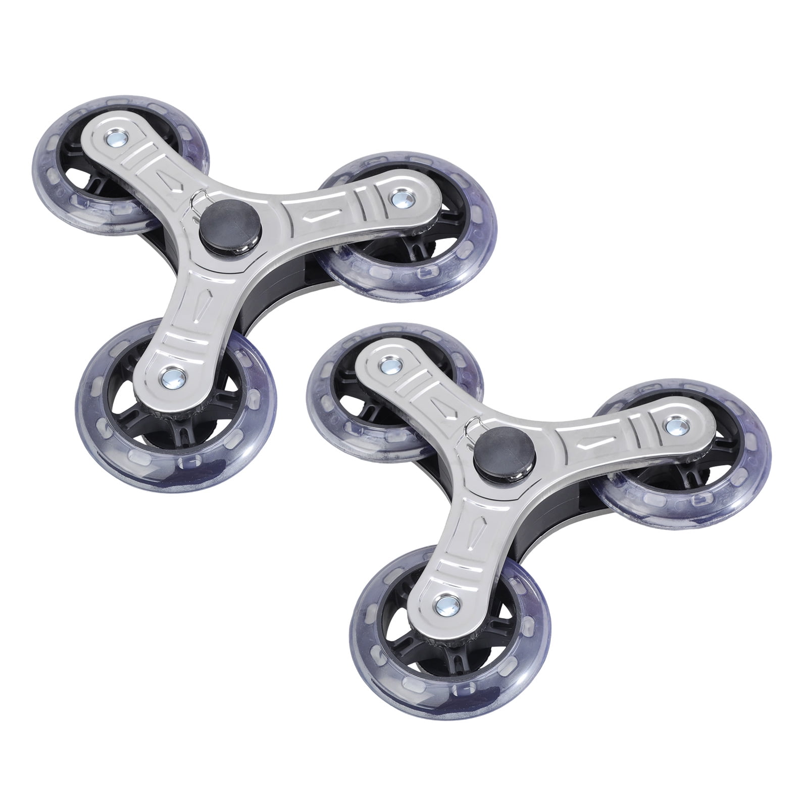 BIBABLYKE 2pcs Stair Climbing Wheel Foldable Replacement Triangular ...