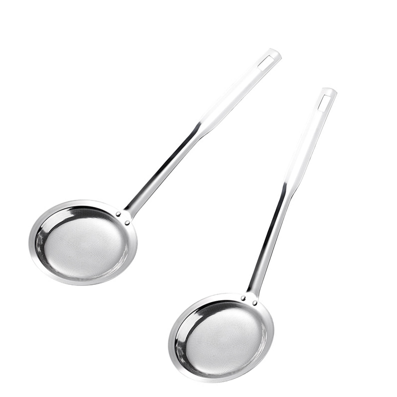 BIBABLYKE 304 Stainless Steel Fine Mesh Strainer Flour Sieve Spoon ...