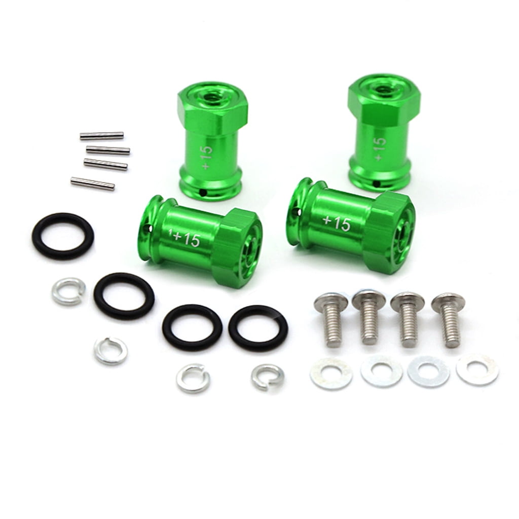 BIBABLYKE 4PCS Aluminum Alloy Wheel Hub Offset Extension Drive Adaptor ...