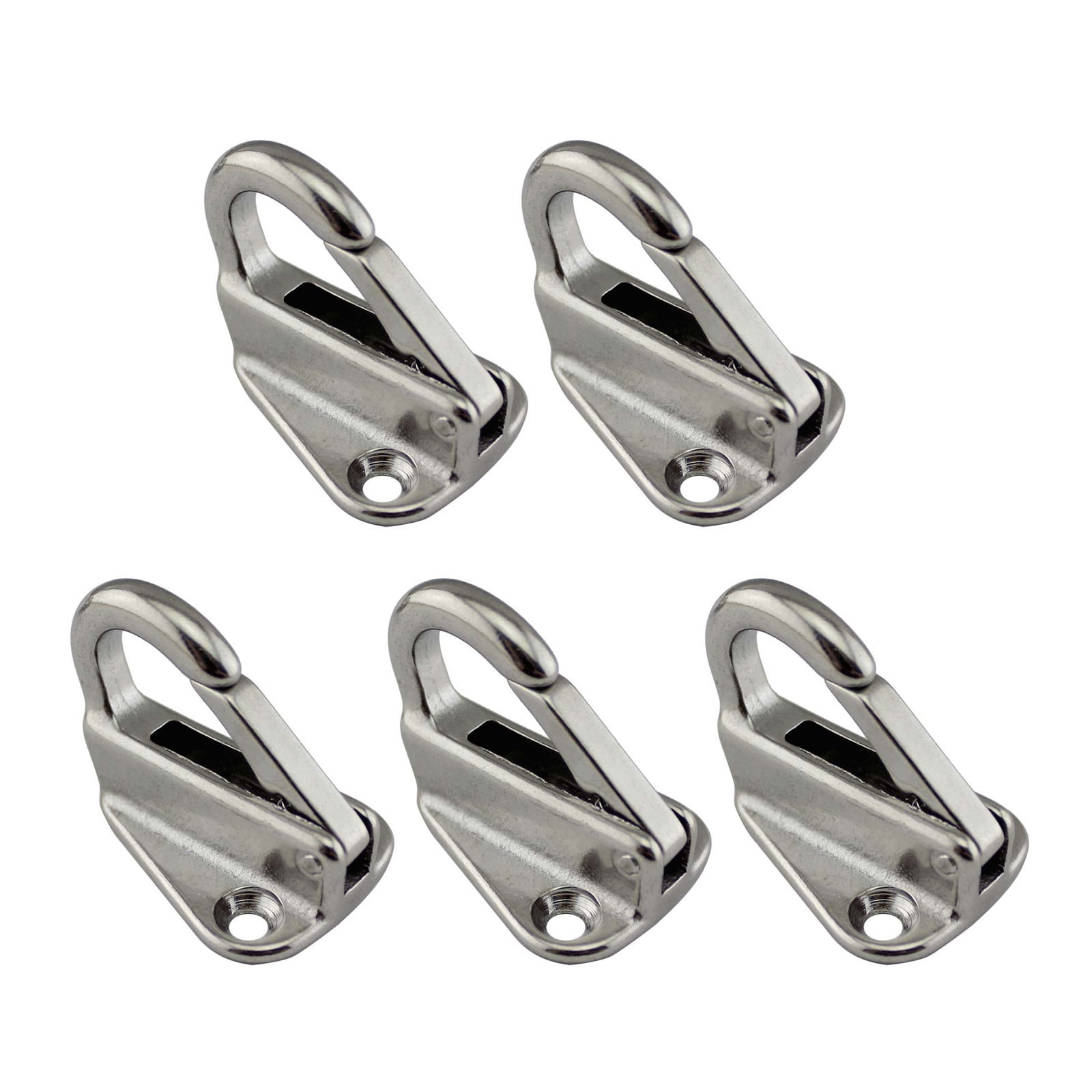 BIBABLYKE 5 Pack Marine Fending Hooks Coats Hats Hooks Stainless Steel ...