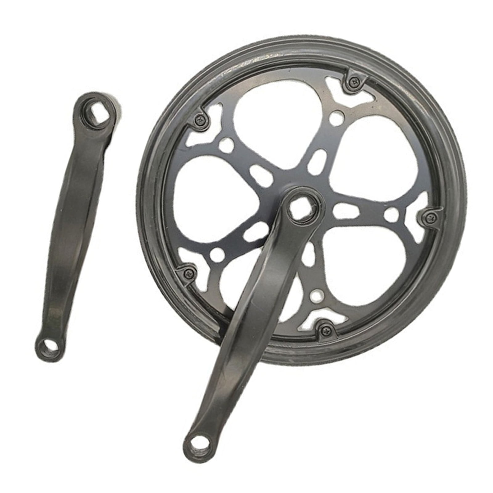 BIBABLYKE 52T Bicycles Crankset, 170MM Bike Crankset, Double Chain ...