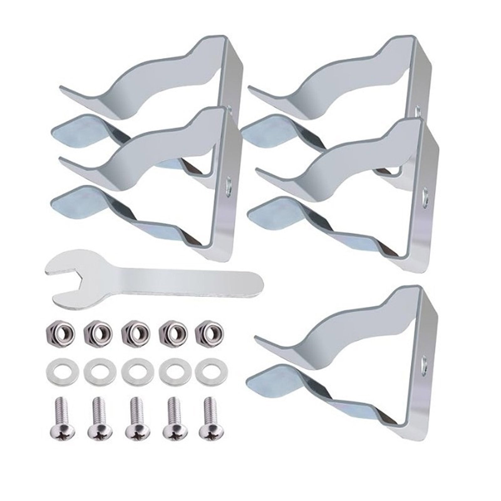 BIBABLYKE 5Pcs Window Well Cover Spring Clip Egress Cover Spring Clip ...