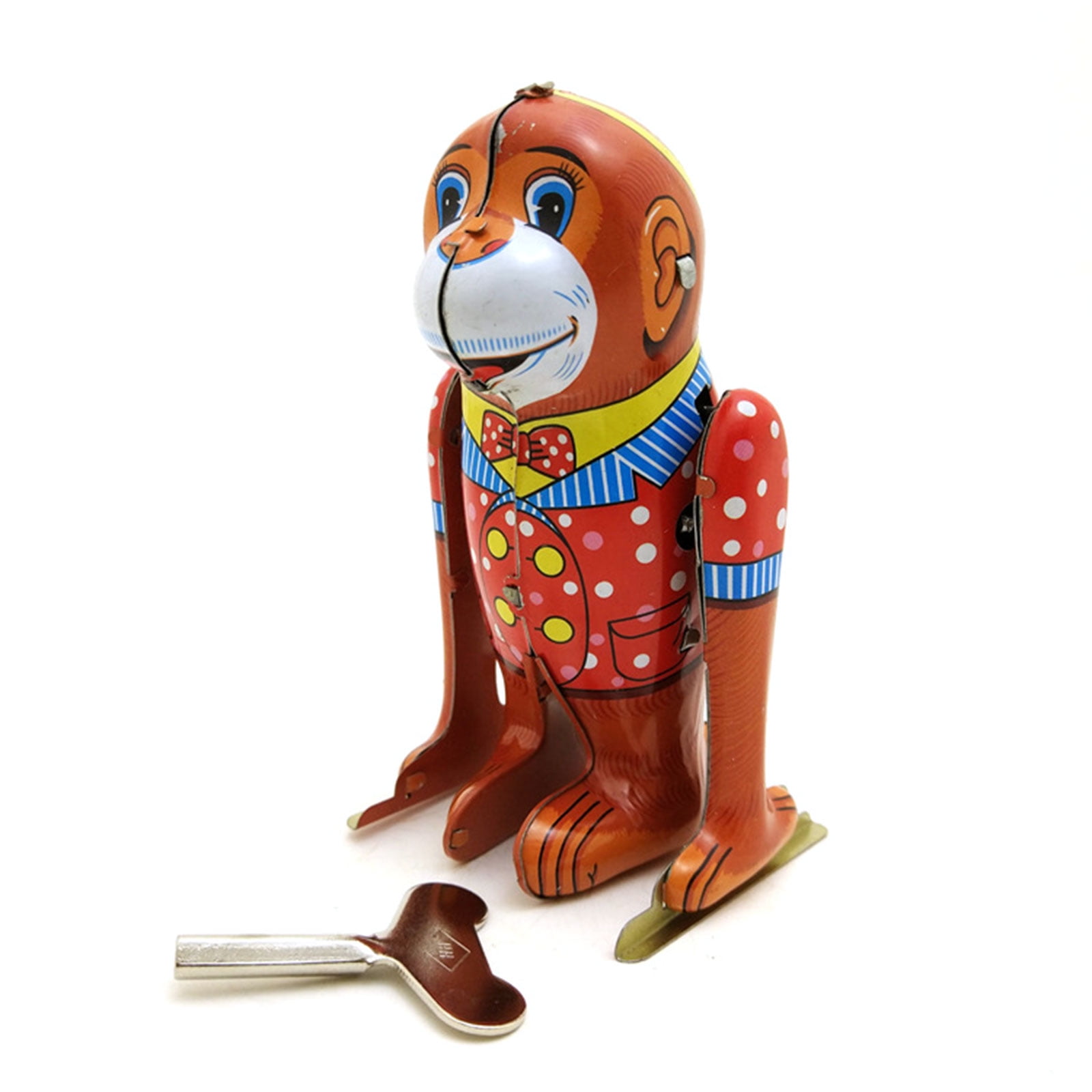 BIBABLYKE 5in Windingup Toy Circus Monkey Tumbling Monkey Toy Retro ...