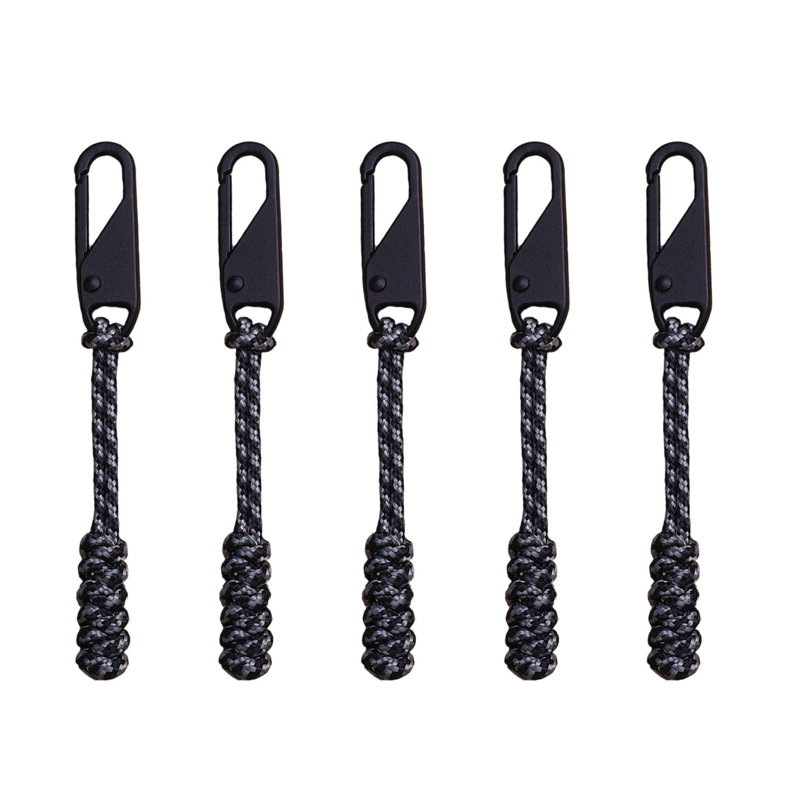 BIBABLYKE 5pack Paracord Zippers Pulls Portables Zippers Pulls Outdoor ...