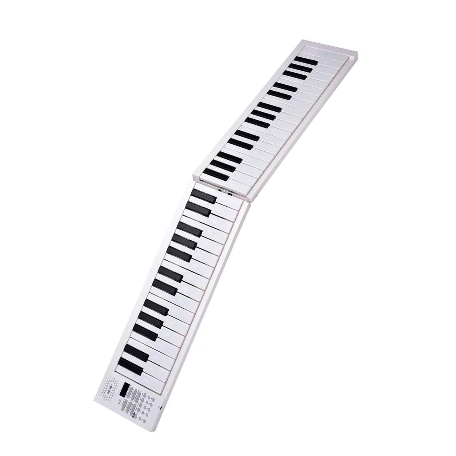 BIBABLYKE 61 Key Foldable Electronic Piano Portable Piano Keyboard ...