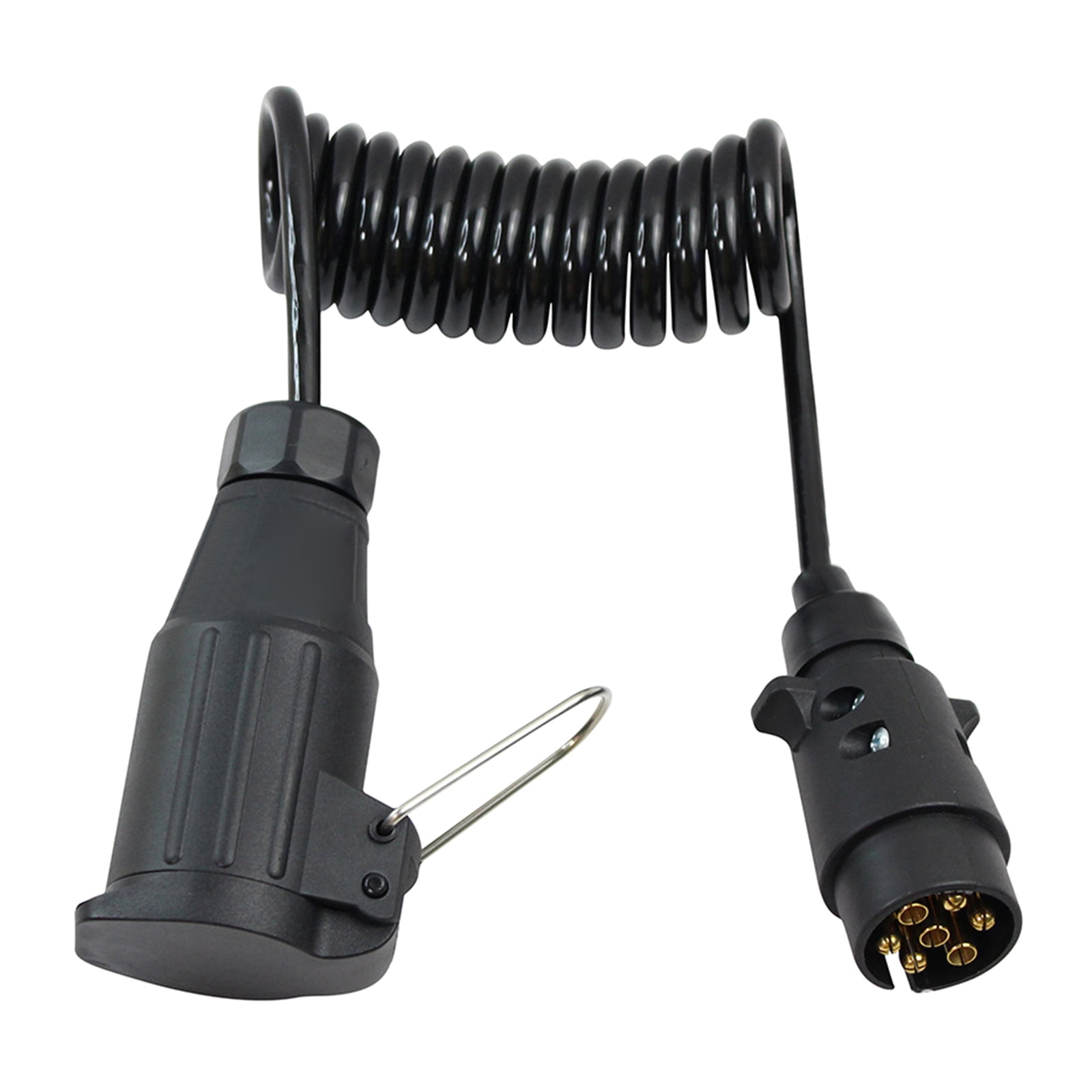 BIBABLYKE 7 Pin Wire Part Splices Circuit Male to Male Plug Socket ...