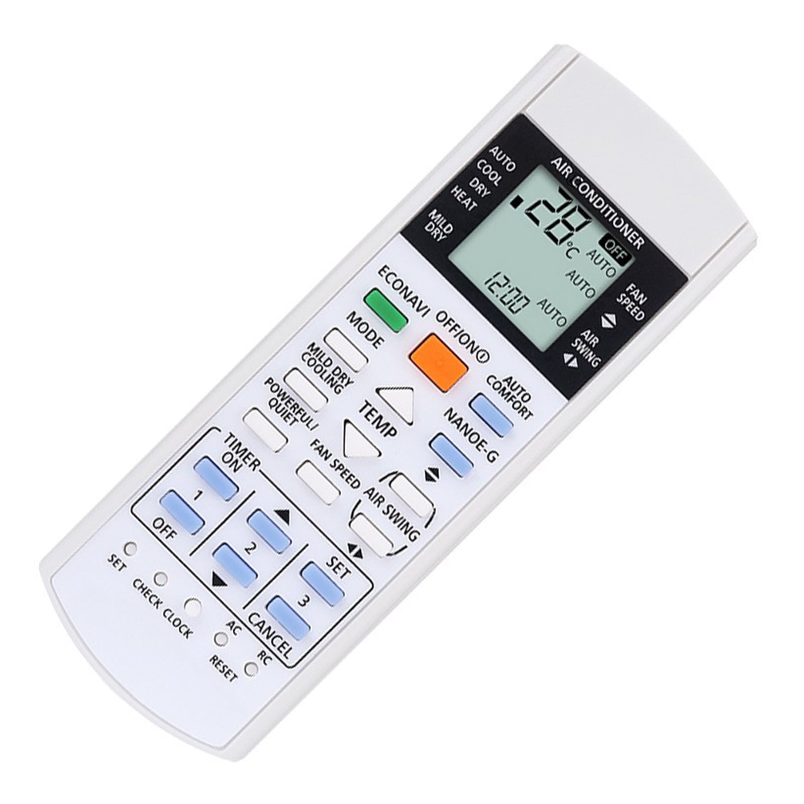 BIBABLYKE Air Conditioner Remote Control for A75C3300 A75C3208 A75C3706 ...