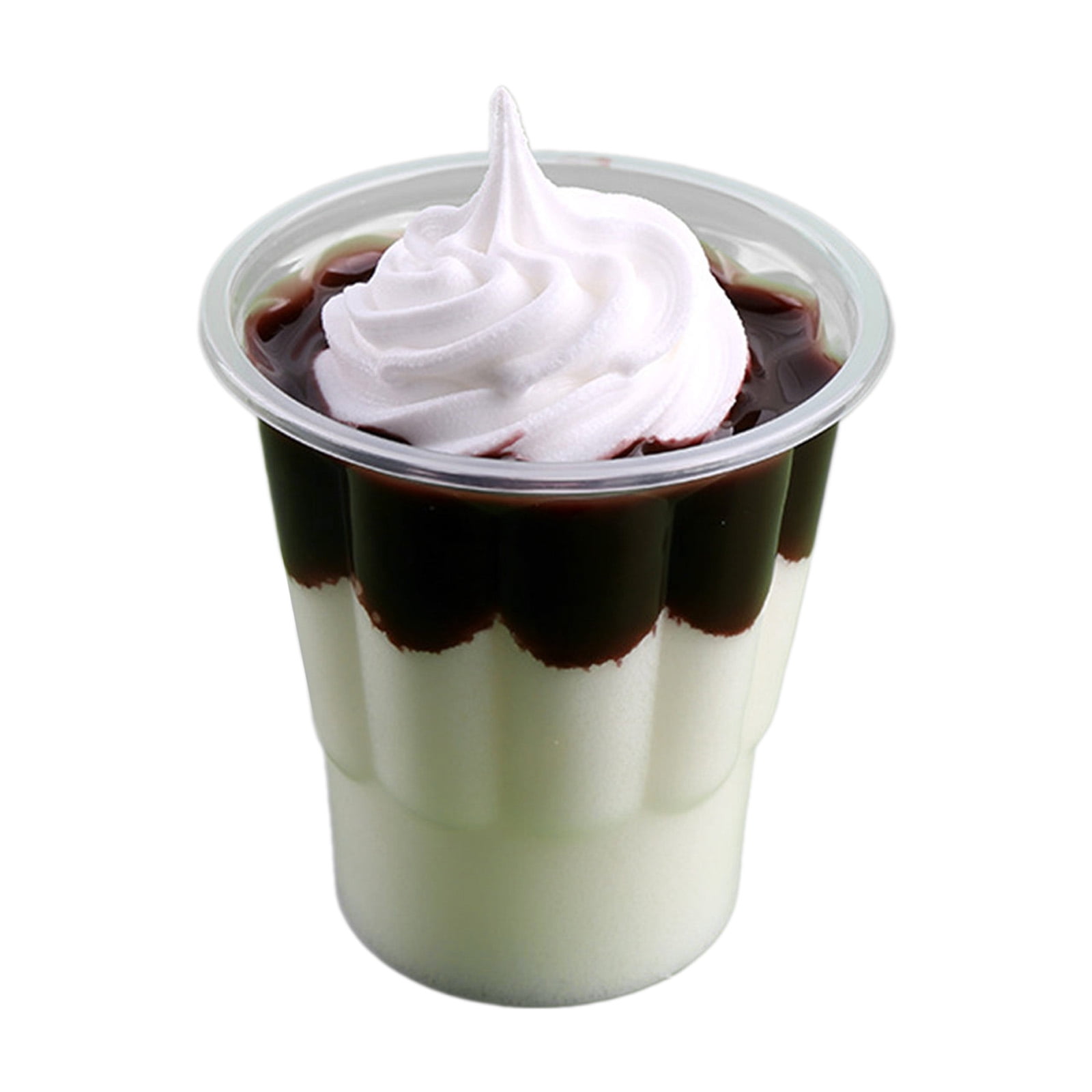 BIBABLYKE Artificial Ice Cream Model for Photography Props, Fake Ice ...